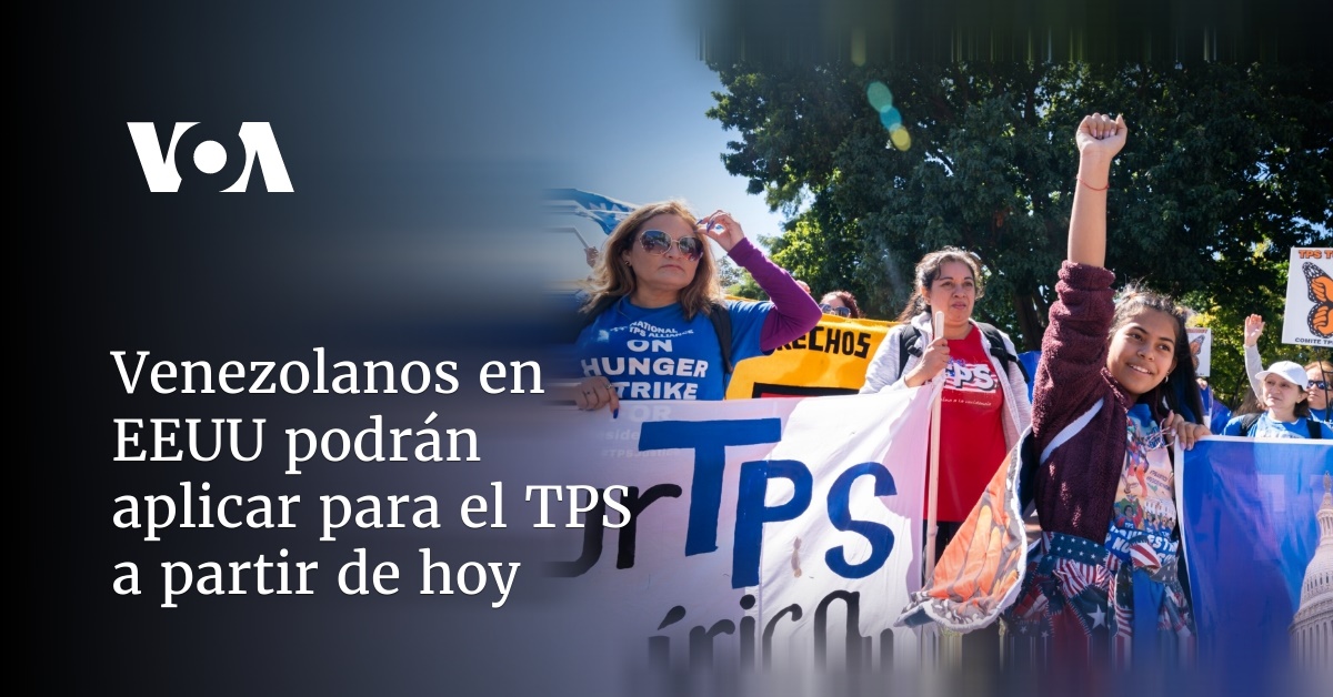 Venezolanos en EEUU podrán aplicar para el TPS a partir de hoy