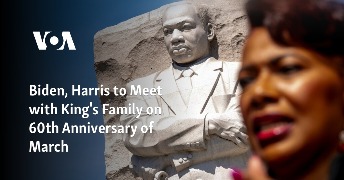 Biden, Harris to Meet With King's Family on 60th Anniversary of March