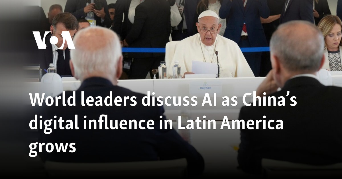 World leaders discuss AI as China’s digital influence in Latin America ...