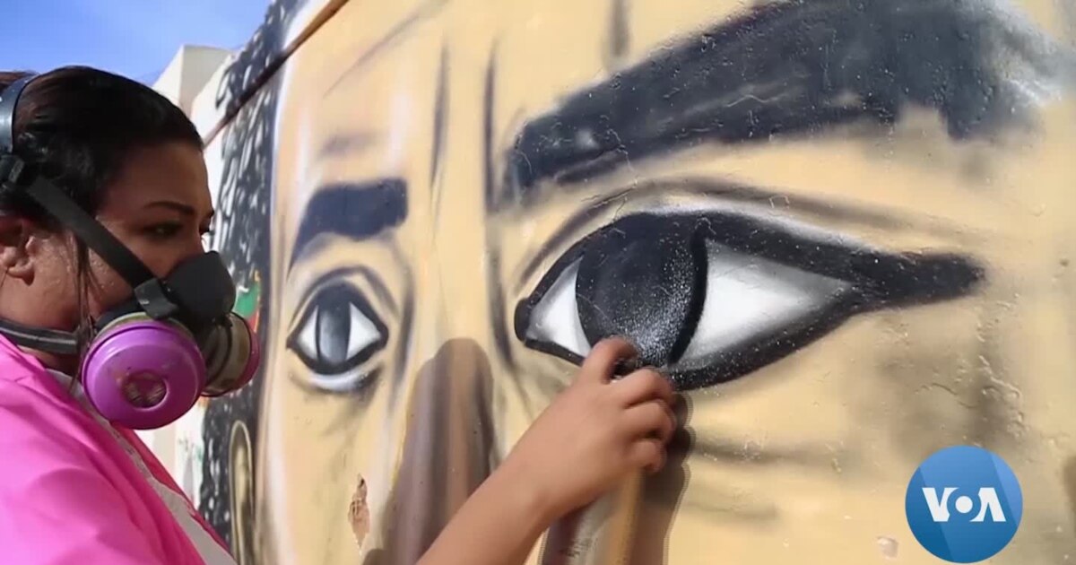 Sudan Graffiti Artist Honors Anti-Government Protest Victims