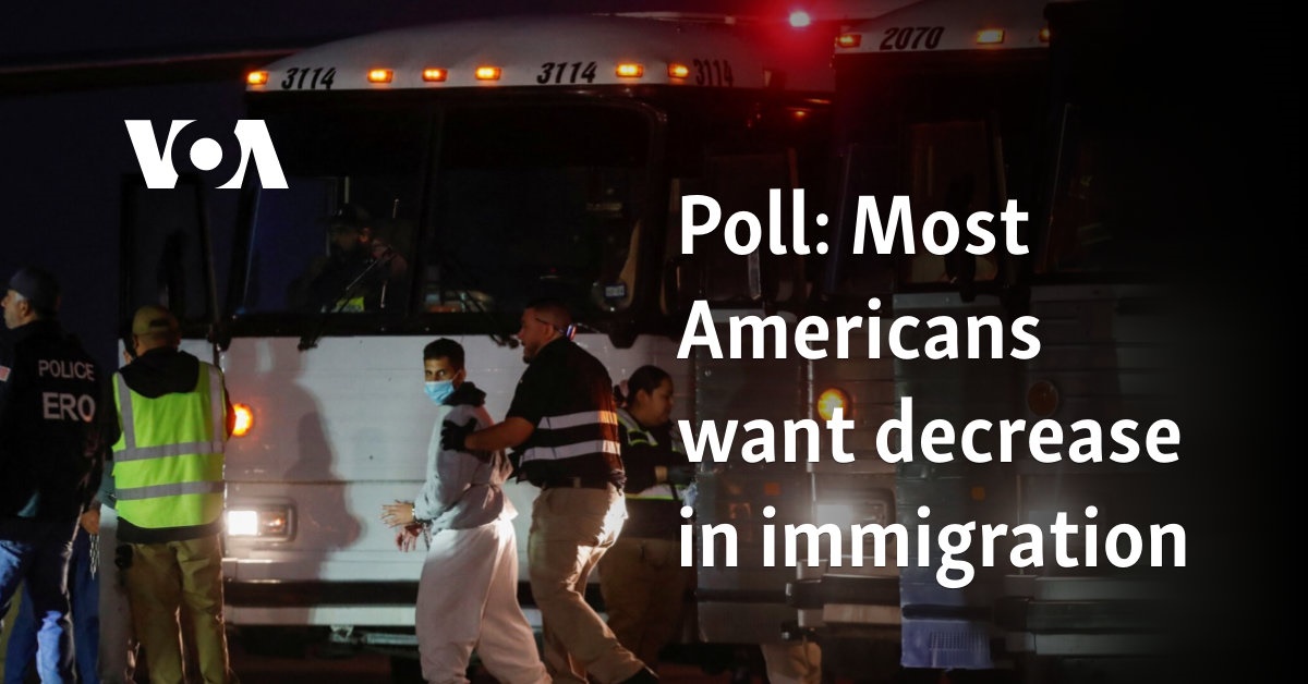 Poll: Most Americans want decrease in immigration