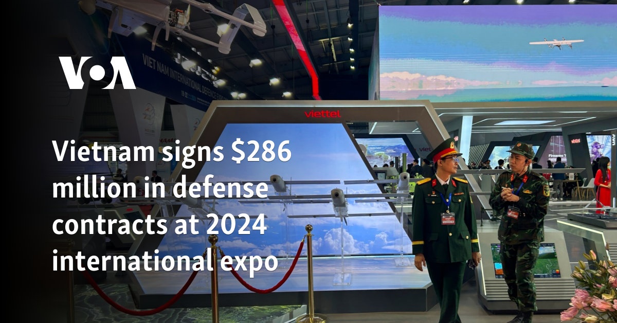 Vietnam signs $286 million in defense contracts at 2024 international expo