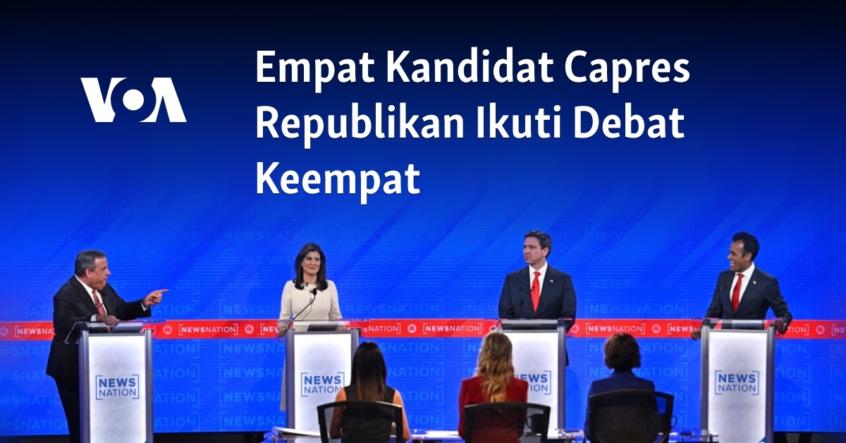 Empat Kandidat Capres Republikan Ikuti Debat Keempat