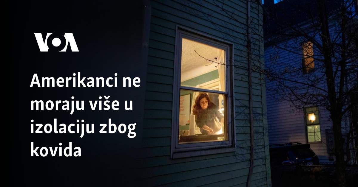Amerikanci ne moraju više u izolaciju zbog kovida