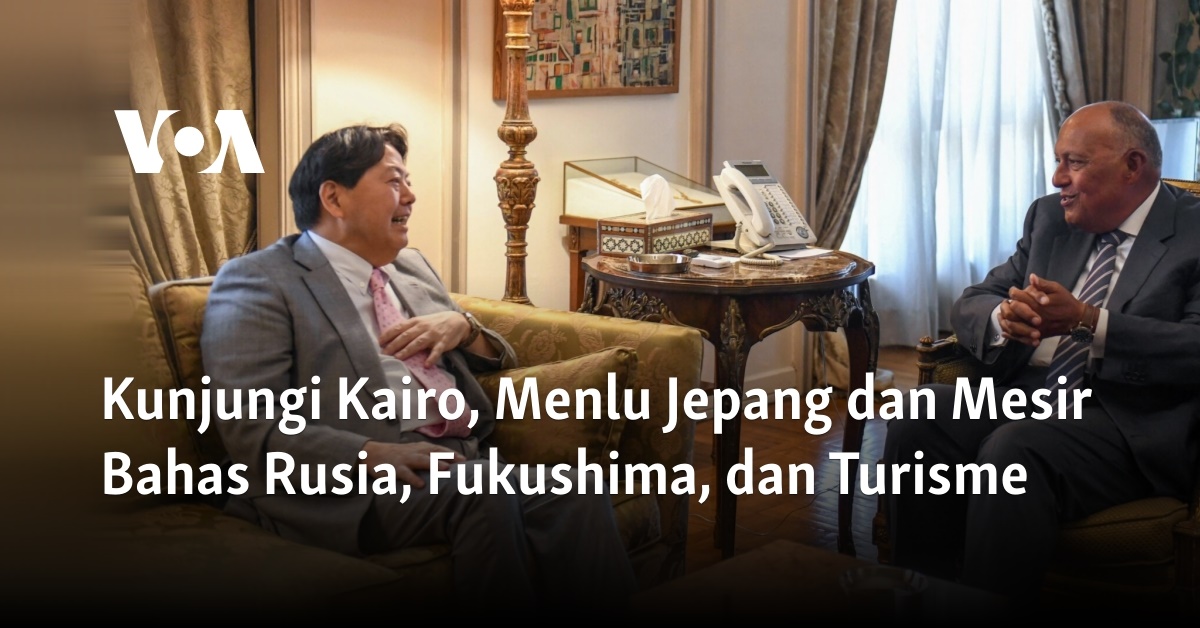 Kunjungi Kairo, Menlu Jepang dan Mesir Bahas Rusia, Fukushima, dan Turisme Kunjungi Kairo, Menlu Jepang dan Mesir Bahas Rusia, Fukushima, dan Turisme