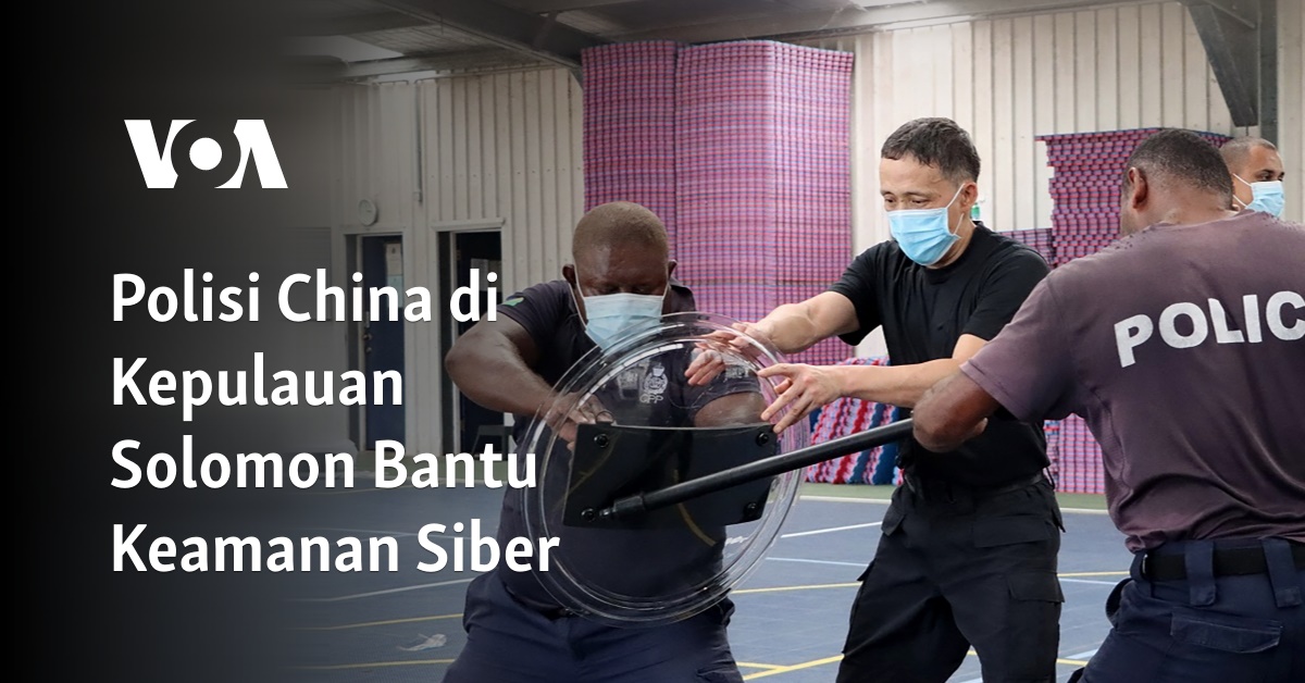 Polisi China di Kepulauan Solomon Bantu Keamanan Siber