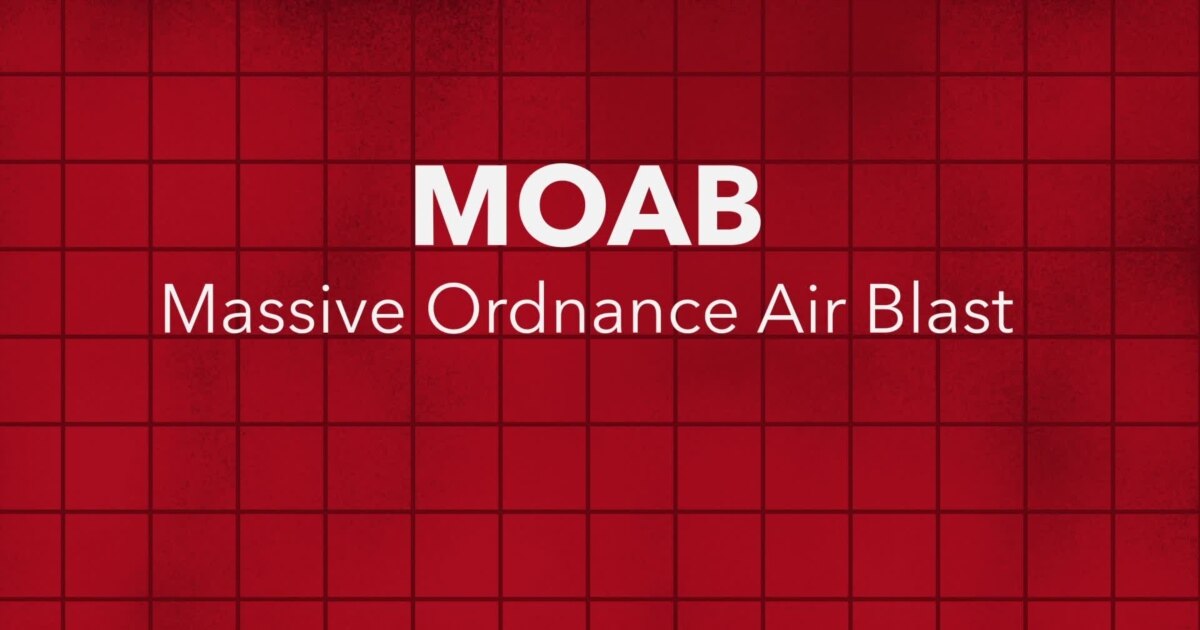 Explainer: MOAB Bomb