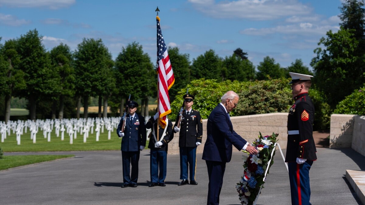 El presidente de EEUU Joe Biden anunció ayuda military de forma ...