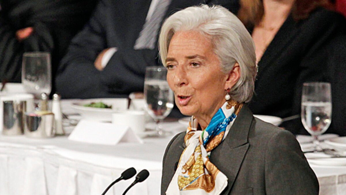 IMF Head Sees Signs of Improved Financial Conditions