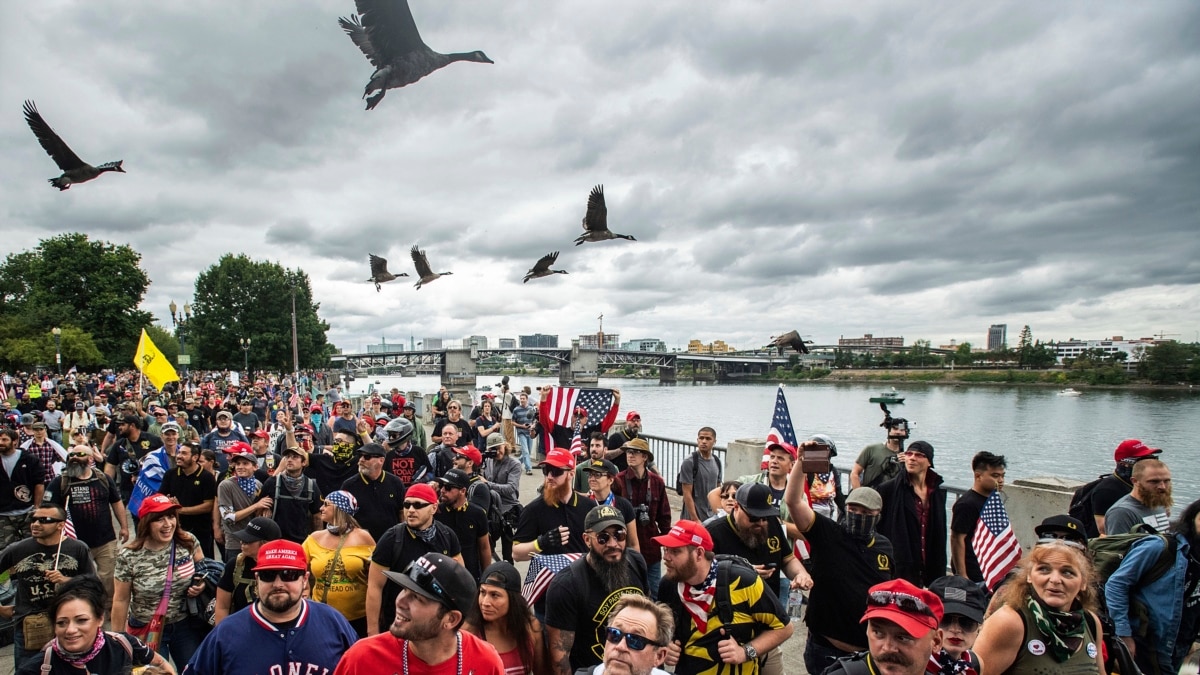 No Major Incidents At Portland Right-Wing Rally