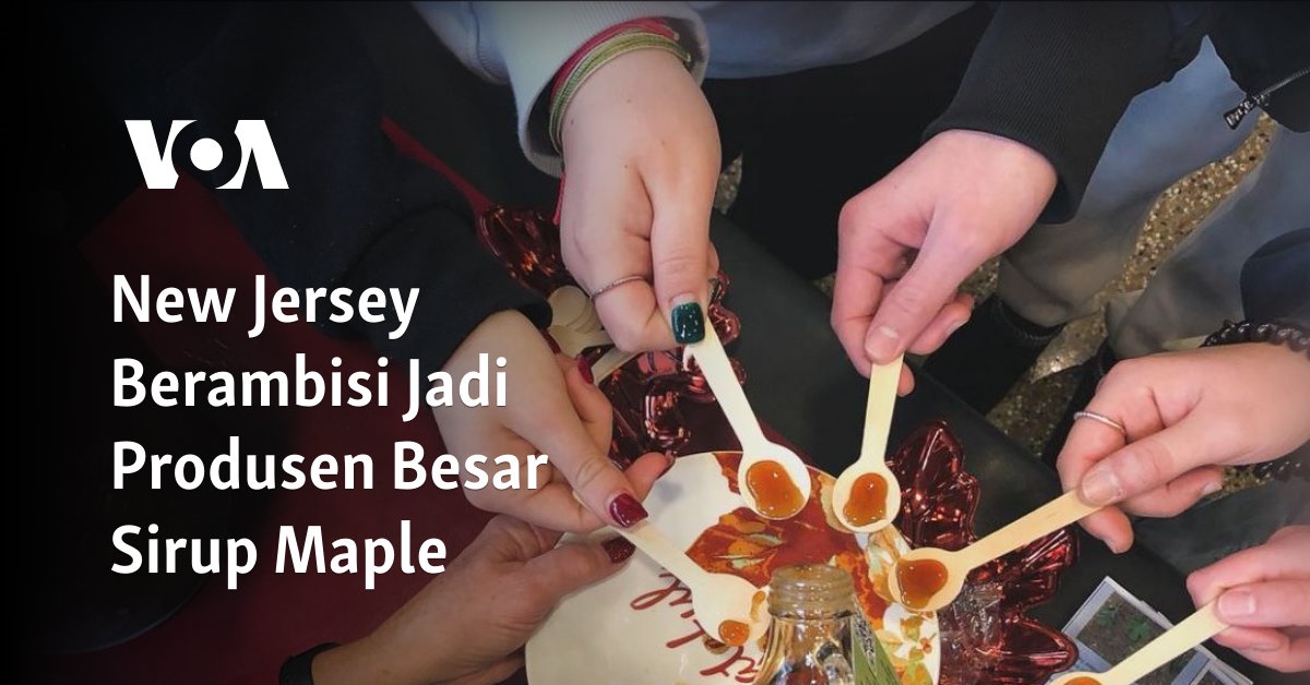 New Jersey Berambisi Jadi Produsen Besar Sirup Maple