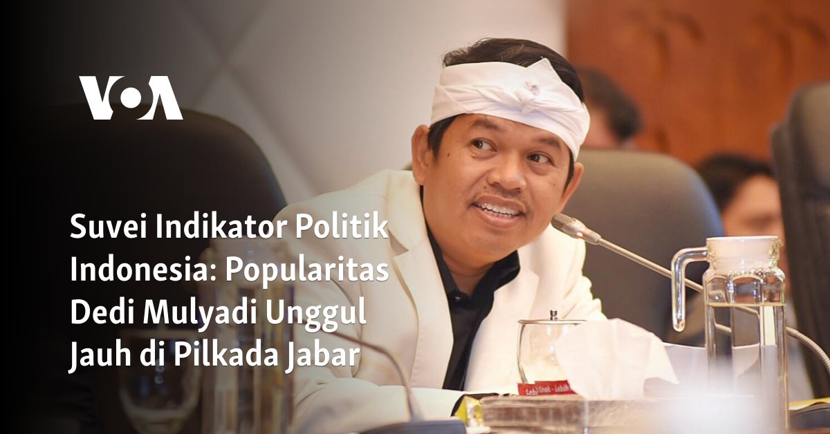 Survei Indikator Politik Indonesia: Popularitas Dedi Mulyadi Unggul Jauh di Pilkada Jabar