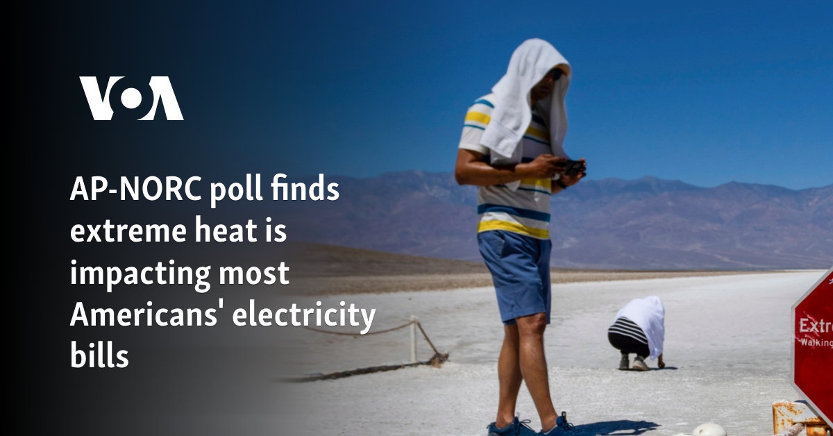 AP-NORC poll finds extreme heat is impacting most Americans ...