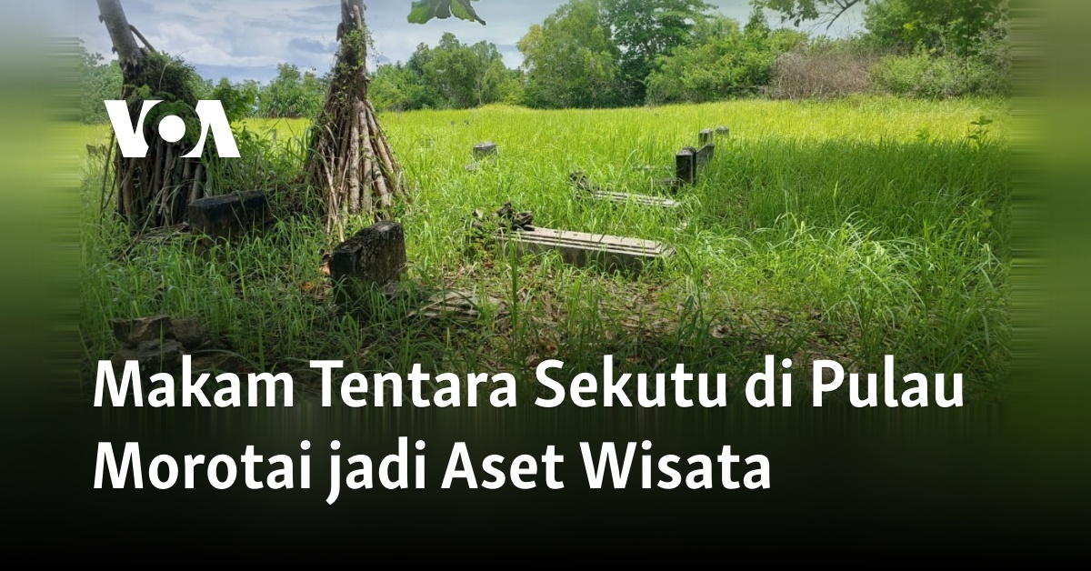 Makam Tentara Sekutu di Pulau Morotai jadi Aset Wisata