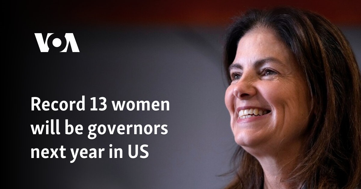 Record 13 women will be governors in US next year
