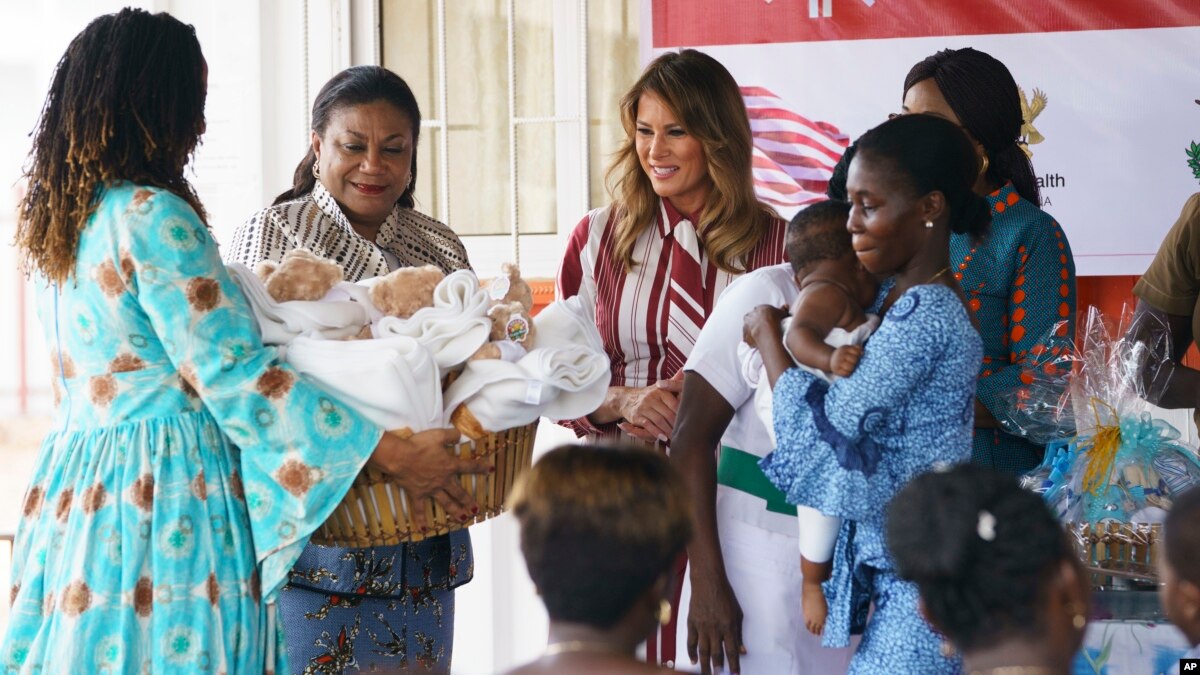 Melania Trump Visits Ghana 1st Stop Of African Tour