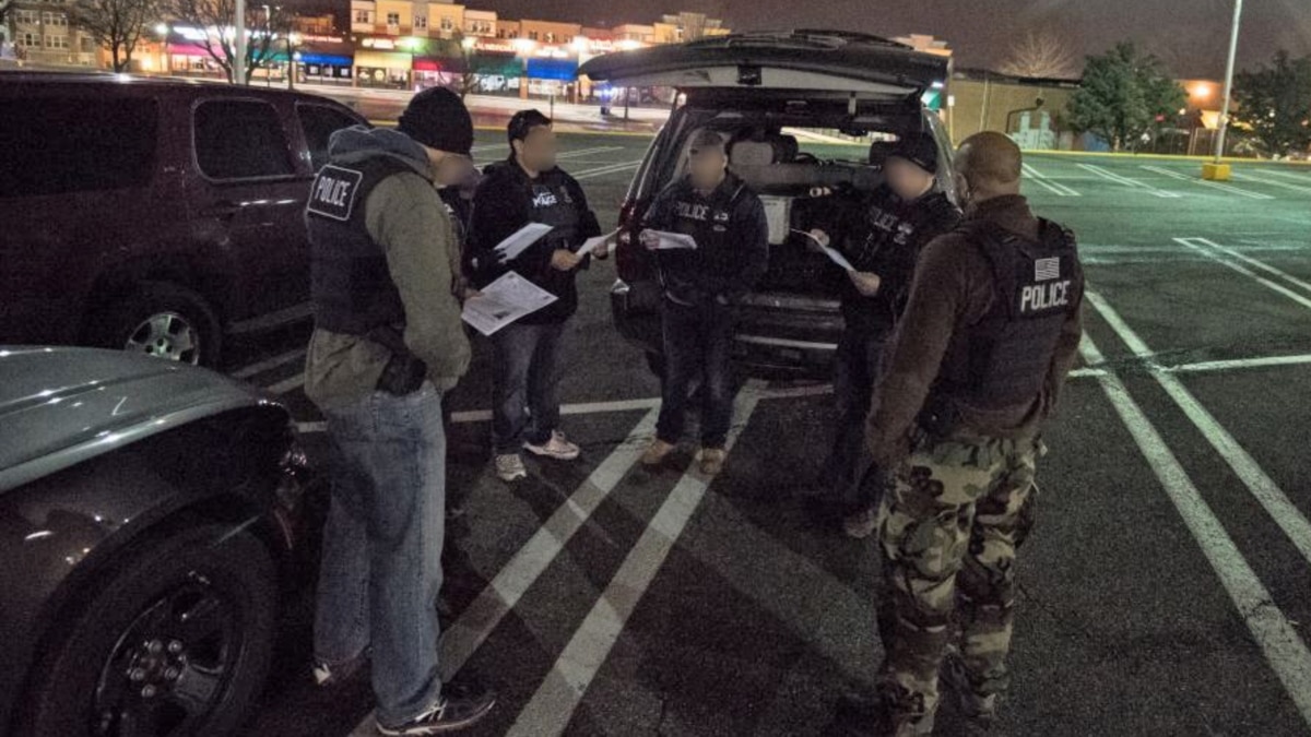 82 detenidos en redadas de ICE en Washington, Virginia y Maryland