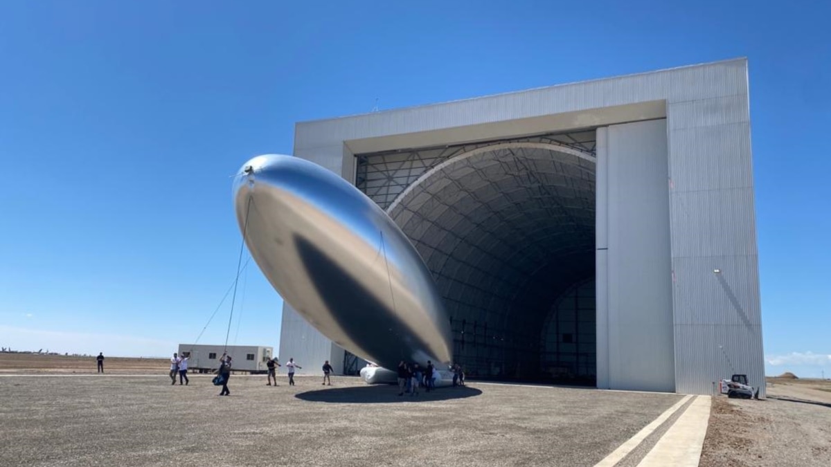 Technology Company Launches Airship Over New Mexico