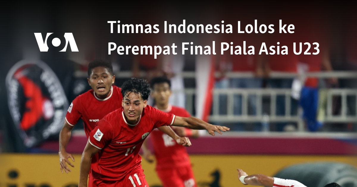 Timnas Indonesia Lolos ke Perempat Final Piala Asia U23