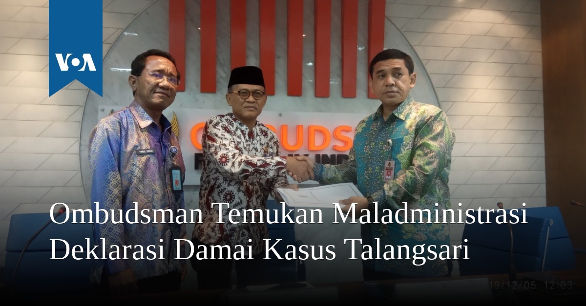 Ombudsman Temukan Maladministrasi Deklarasi Damai Kasus Talangsari
