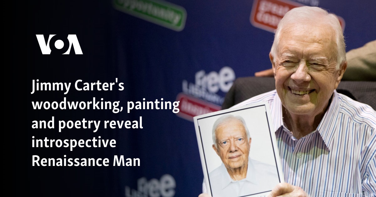Jimmy Carter's woodworking, painting and poetry reveal introspective ...