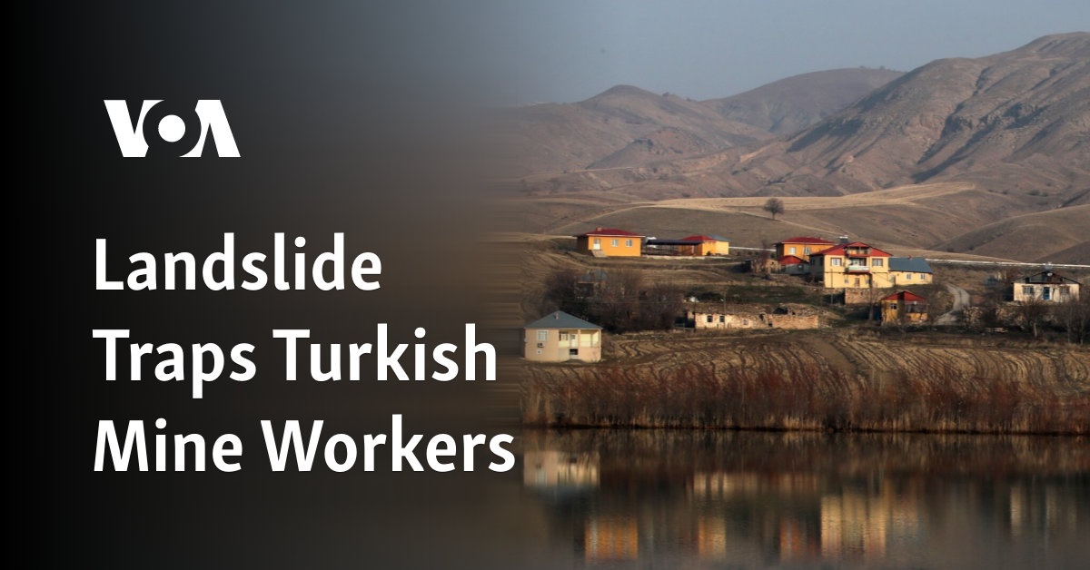 Landslide Traps Turkish Mine Workers
