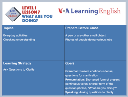 What Are Things You Learn In English