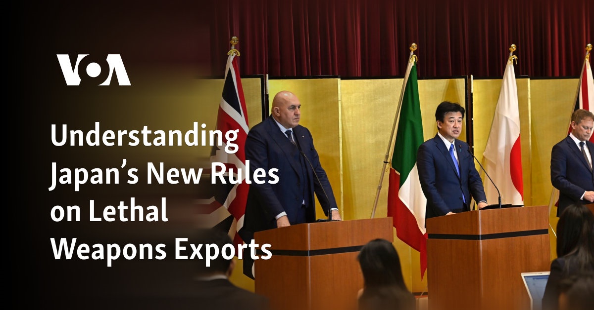 Understanding Japan’s New Rules on Lethal Weapons Exports