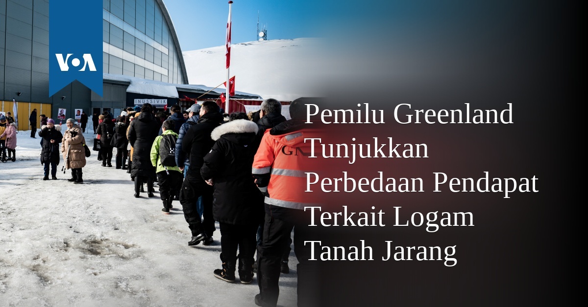 Pemilu Greenland Tunjukkan Perpecahan Terkait Logam Tanah Jarang