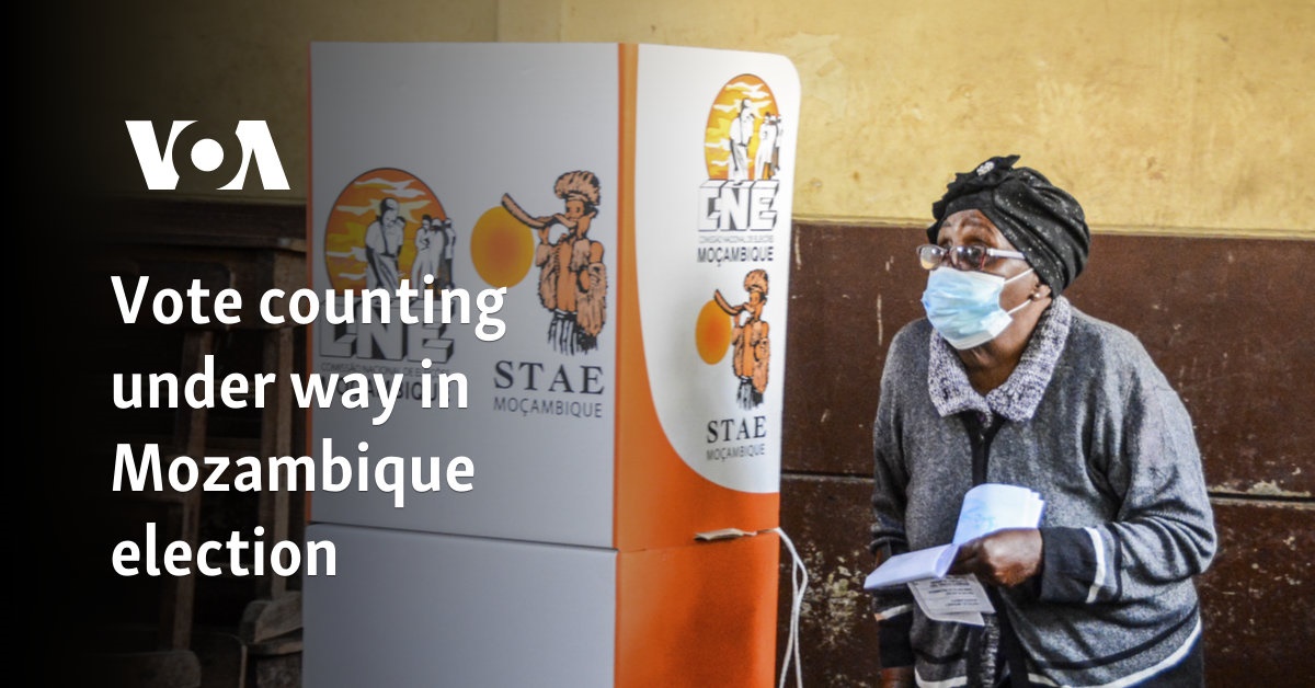 Vote counting under way in Mozambique election