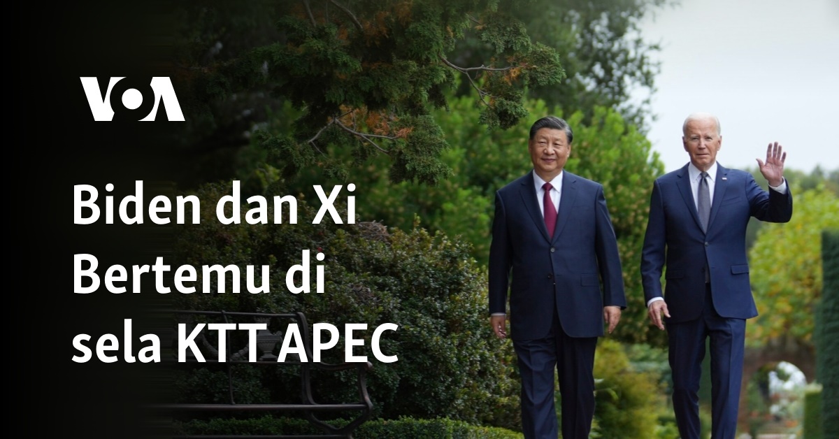 Biden dan Xi Bertemu di sela KTT APEC