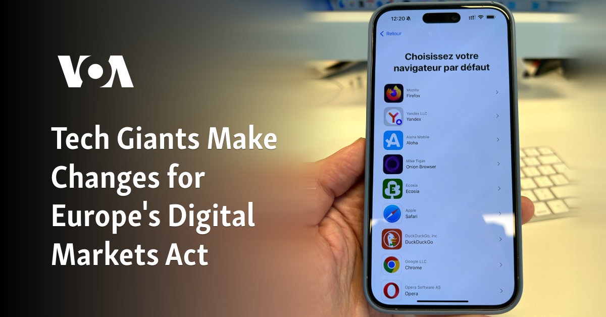 Tech Giants Make Changes for Europe's Digital Markets Act