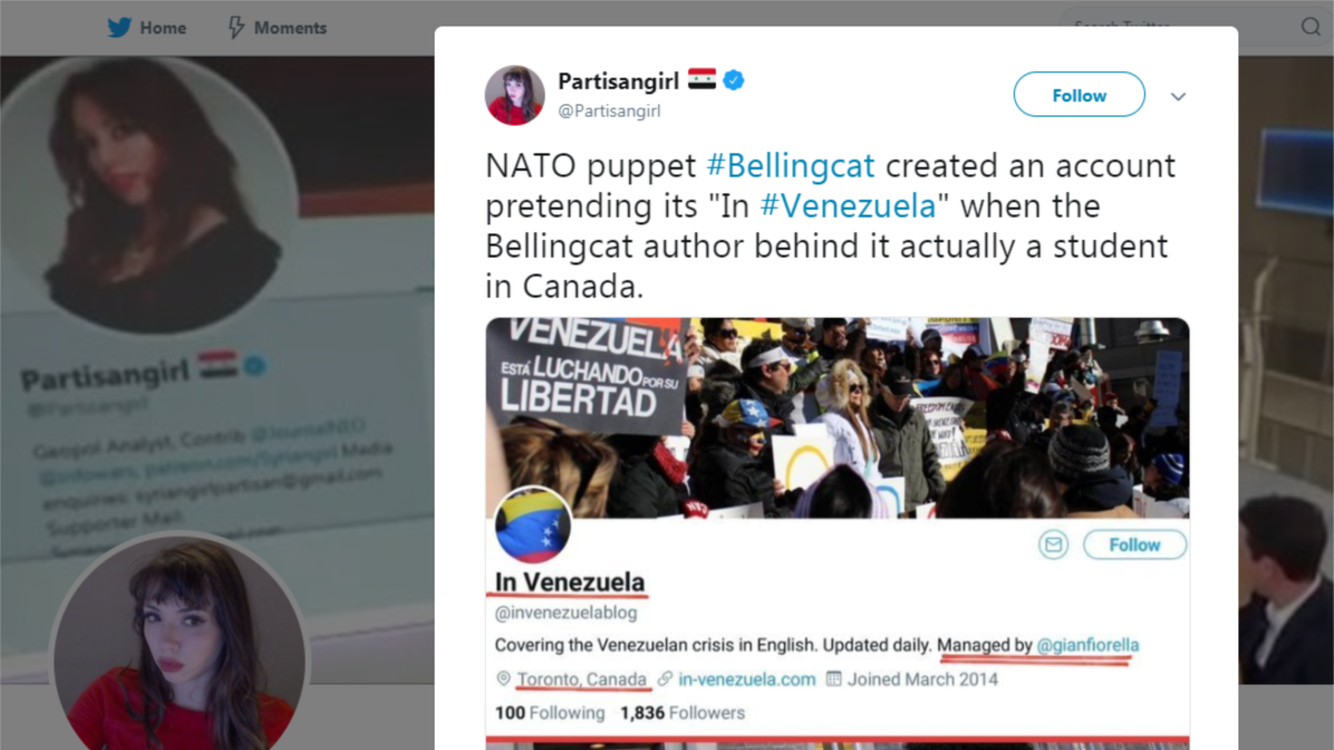 Pro-Assad Blogger ‘Exposes’ @invenezuelablog