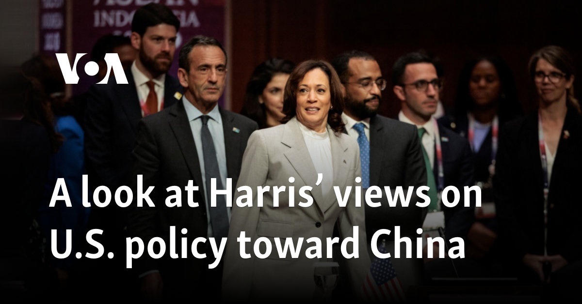 A look at Harris’ views on US policy toward China