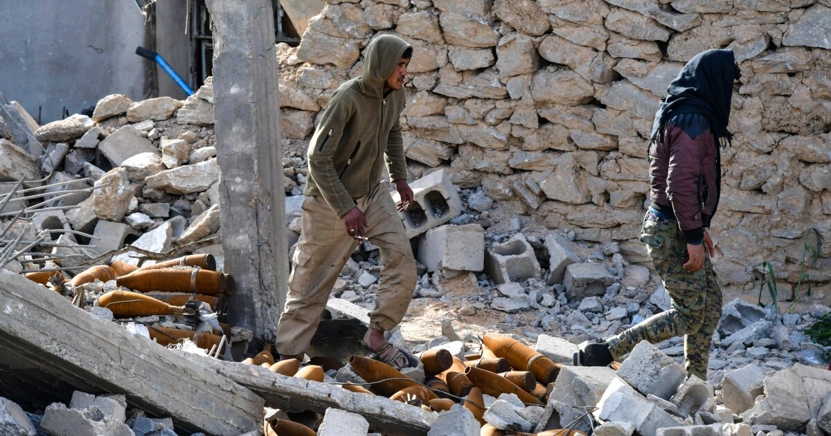 Syrian TV: Two Shells Fall in Syria's Aleppo