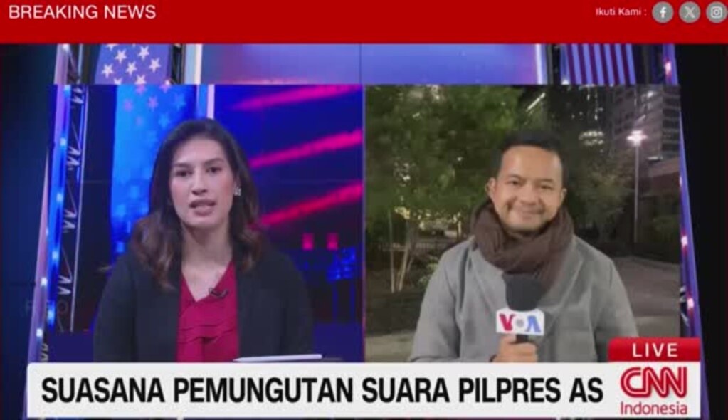 Laporan VOA untuk CNN Indonesia: Menunggu Hasil Perhitungan Suara ...