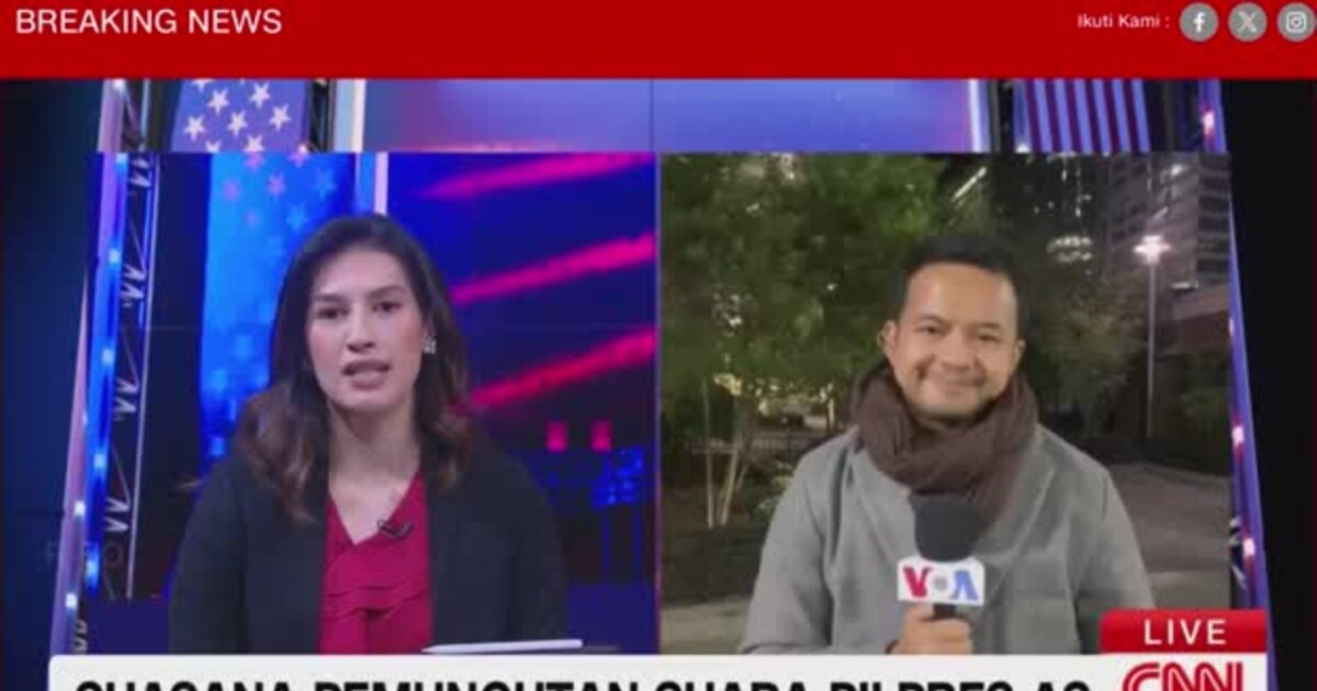 Laporan VOA untuk CNN Indonesia: Menunggu Hasil Perhitungan Suara Pemilu Amerika 2024 di ...