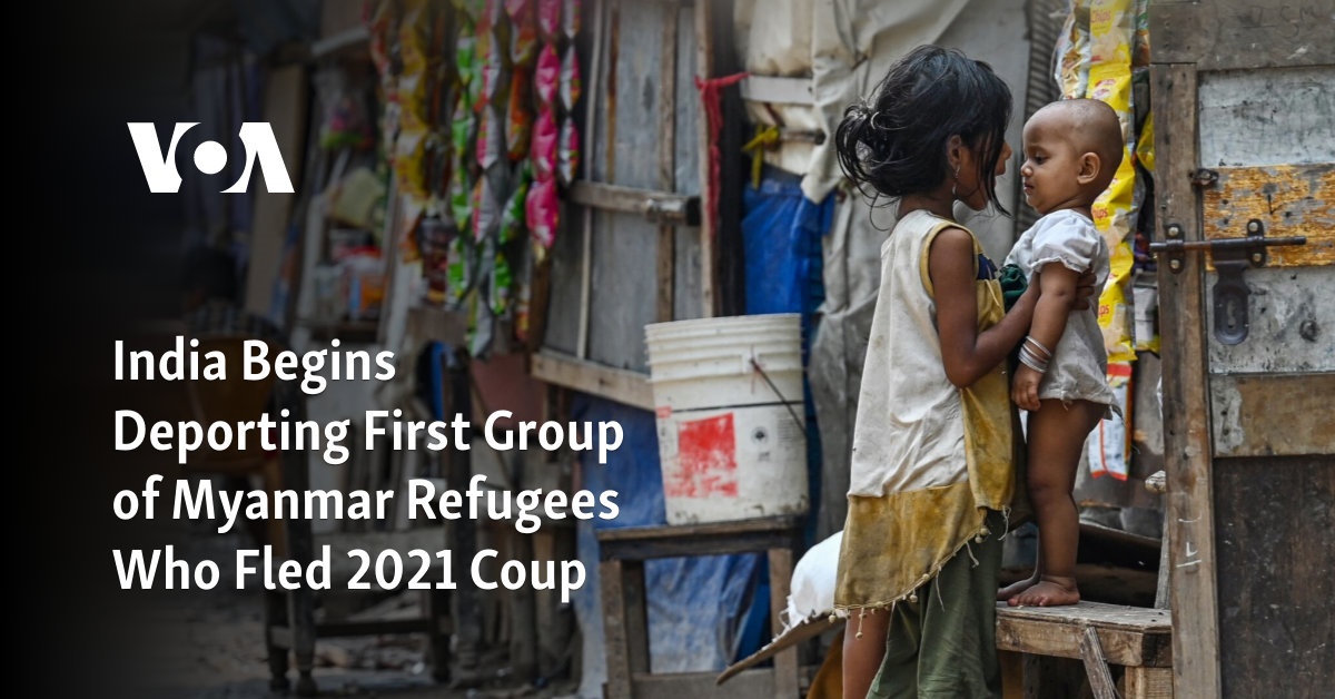 India Begins Deporting First Group of Myanmar Refugees Who Fled 2021 Coup