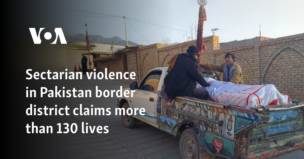 Sectarian violence in Pakistan border district claims more than 130 lives