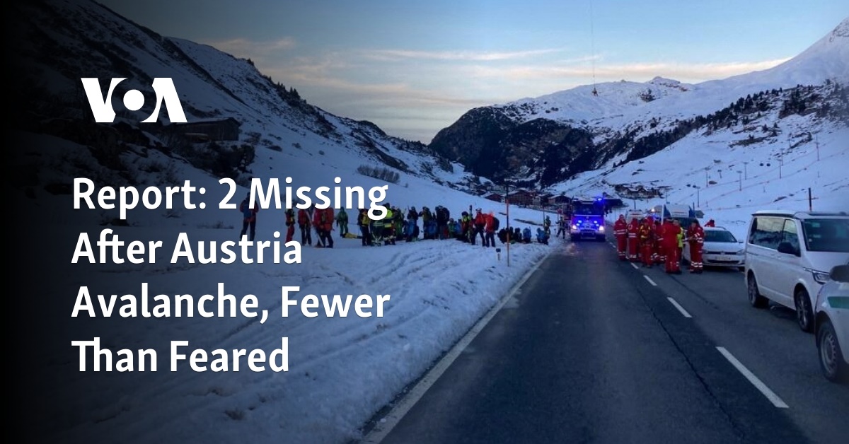 Report: 2 Missing After Austria Avalanche, Fewer Than Feared