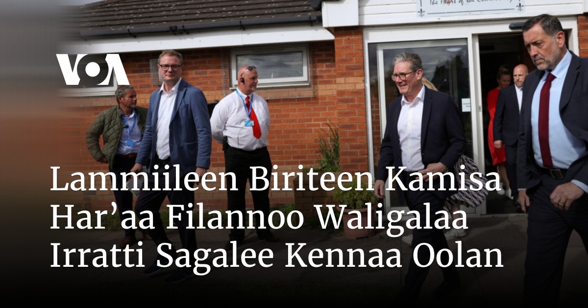 Lammiileen Biriteen Kamisa Har’aa Filannoo Waligalaa Irratti Sagalee ...