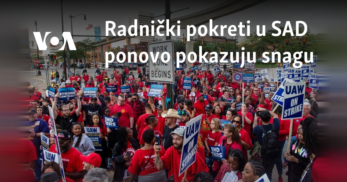 SAD: Radnički pokreti ponovo pokazuju snagu