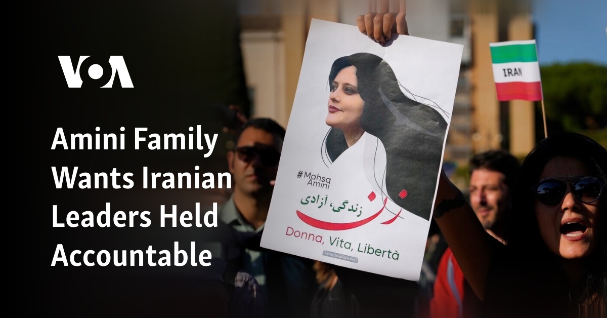 Amini Family Wants Iranian Leaders Held Accountable