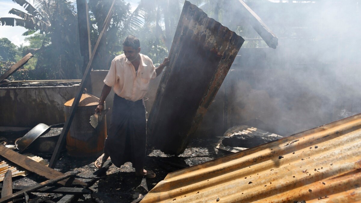 Violent Riots Mar Presidential Visit to Popular Burma Beach Town
