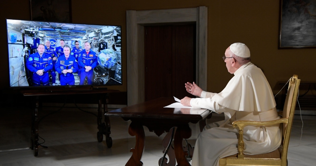 Pope Francis Makes Phone Call to Outer Space