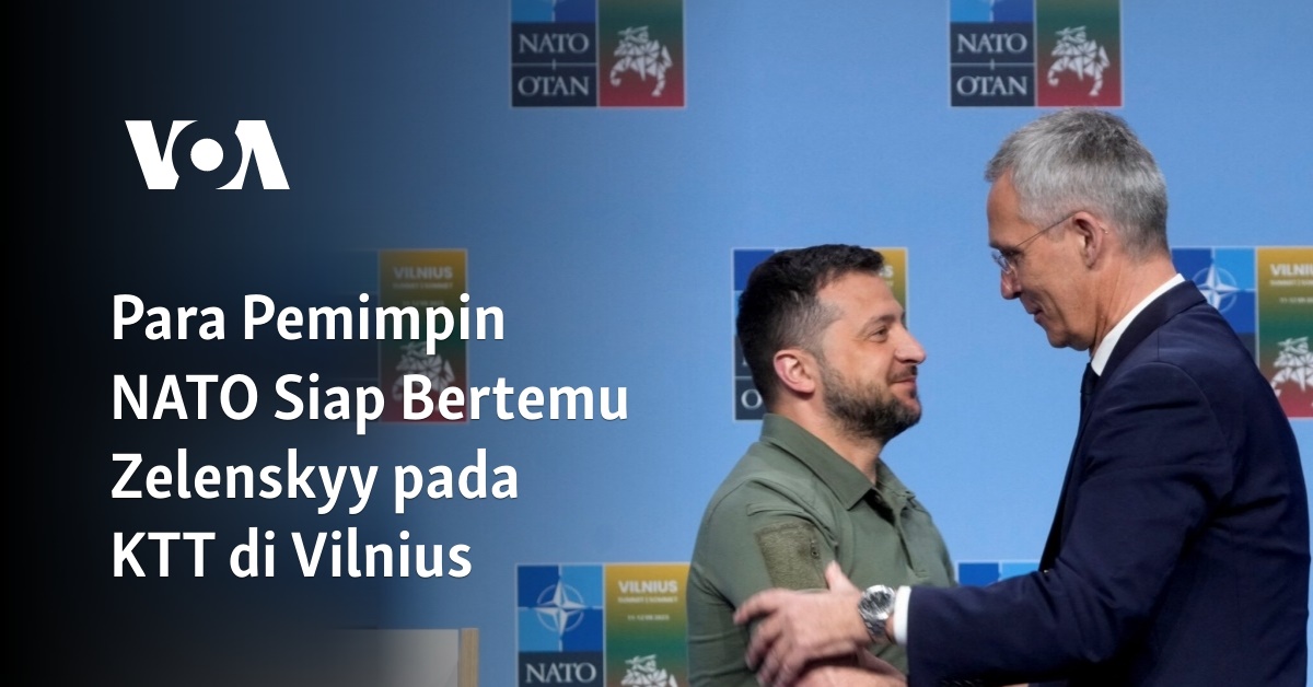 NATO Kepada Zelenskyy: ‘Kita Bertemu dalam Posisi Setara’