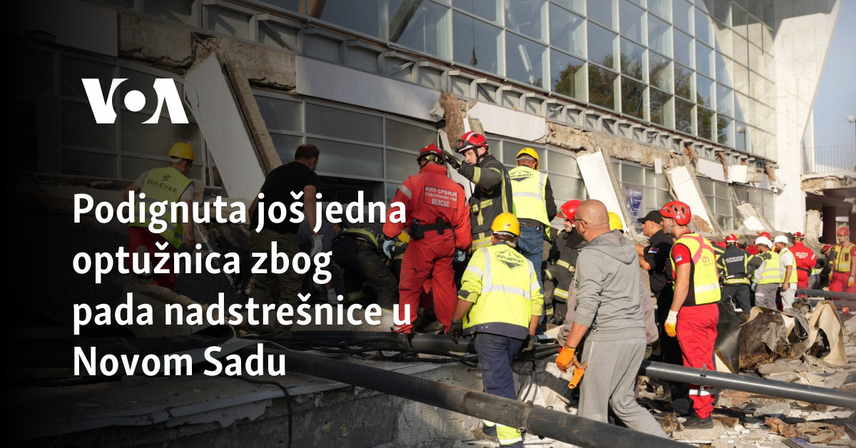Podignuta još jedna optužnica zbog pada nadstrešnice u Novom Sadu