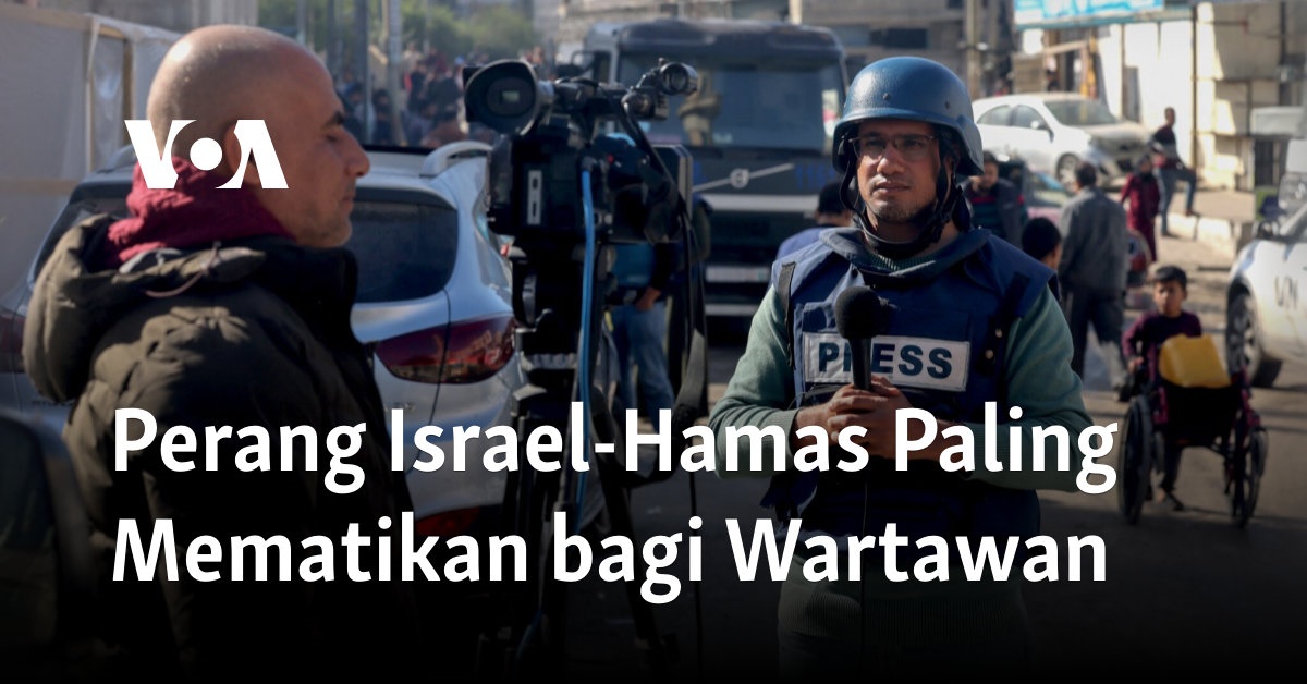 Perang Israel-Hamas Paling Mematikan bagi Wartawan