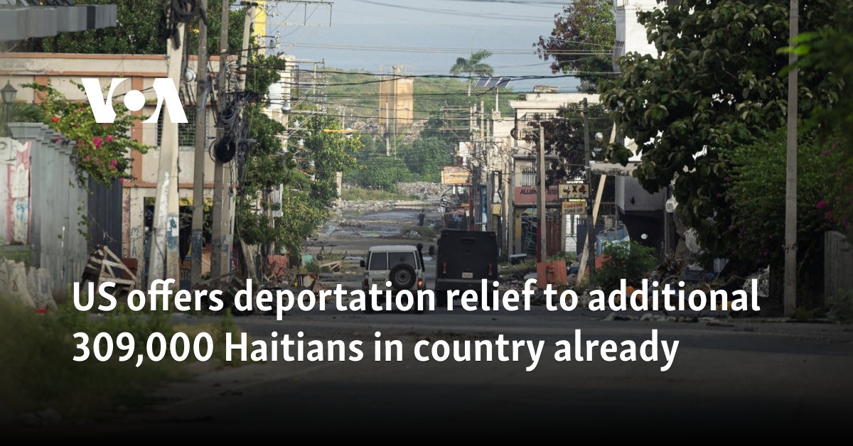 US offers deportation relief to additional 309,000 Haitians in country ...