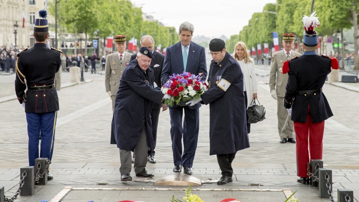 Kerry Marks Anniversary of World War II